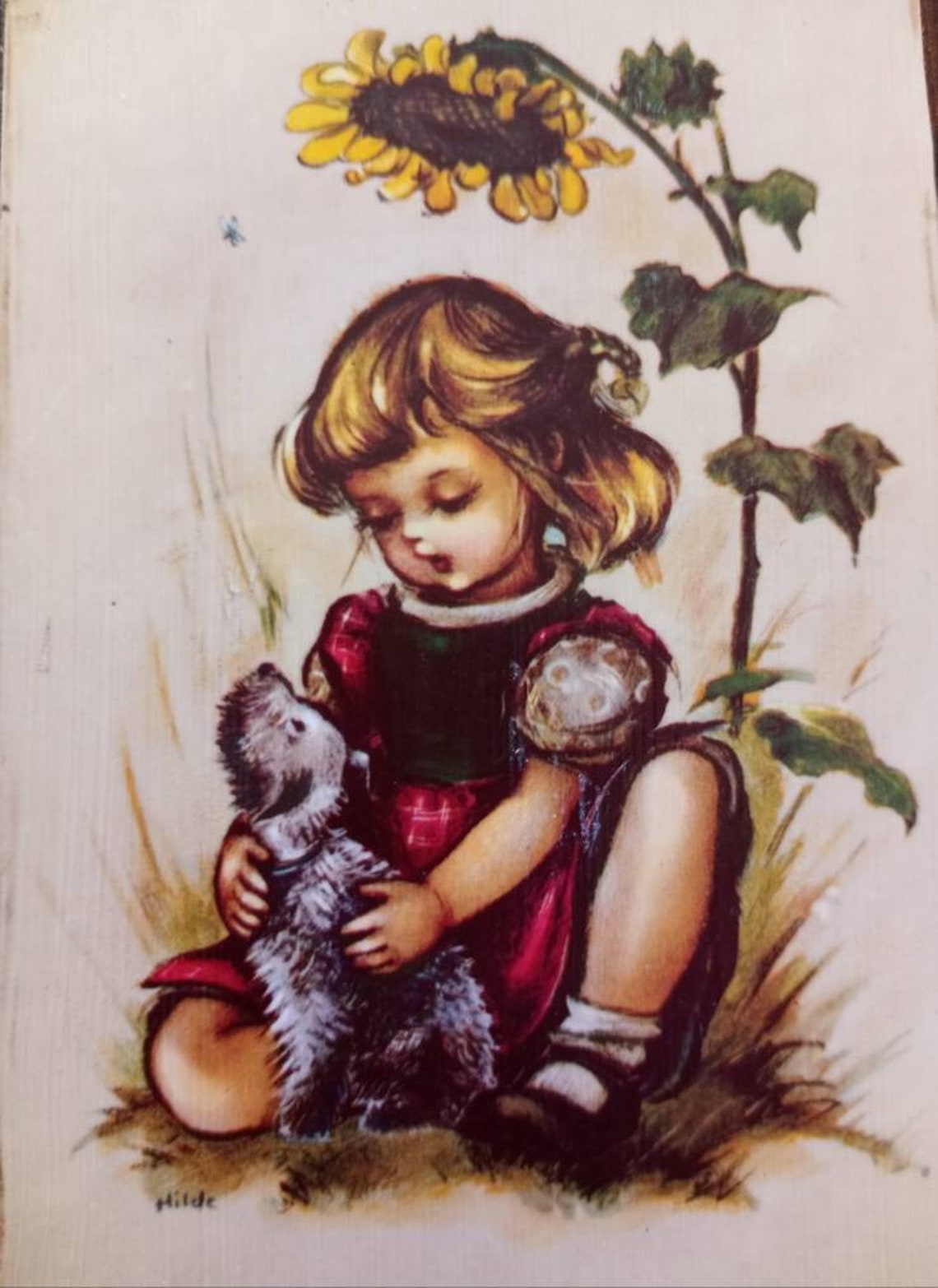 Vintage HILDE German Artwork. - Etsy