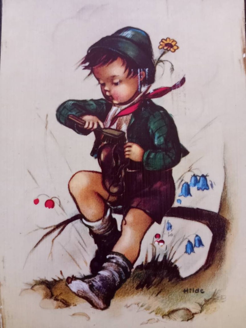 Vintage HILDE German Artwork. - Etsy