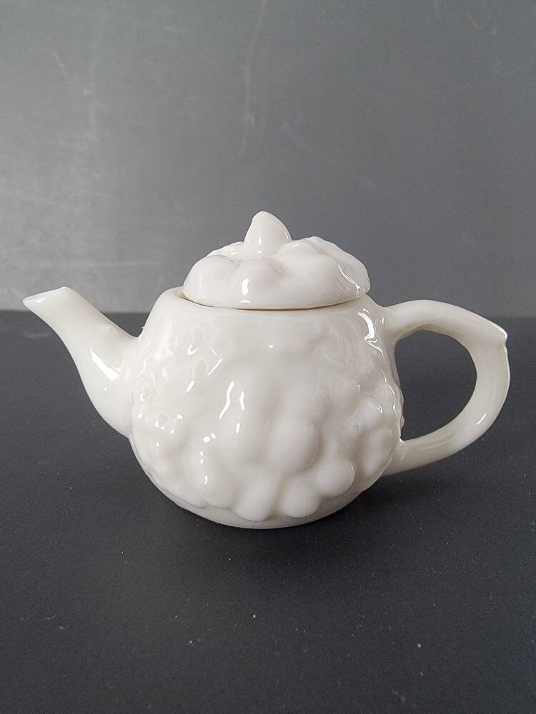 Miniature Milky White Tea Set - Etsy