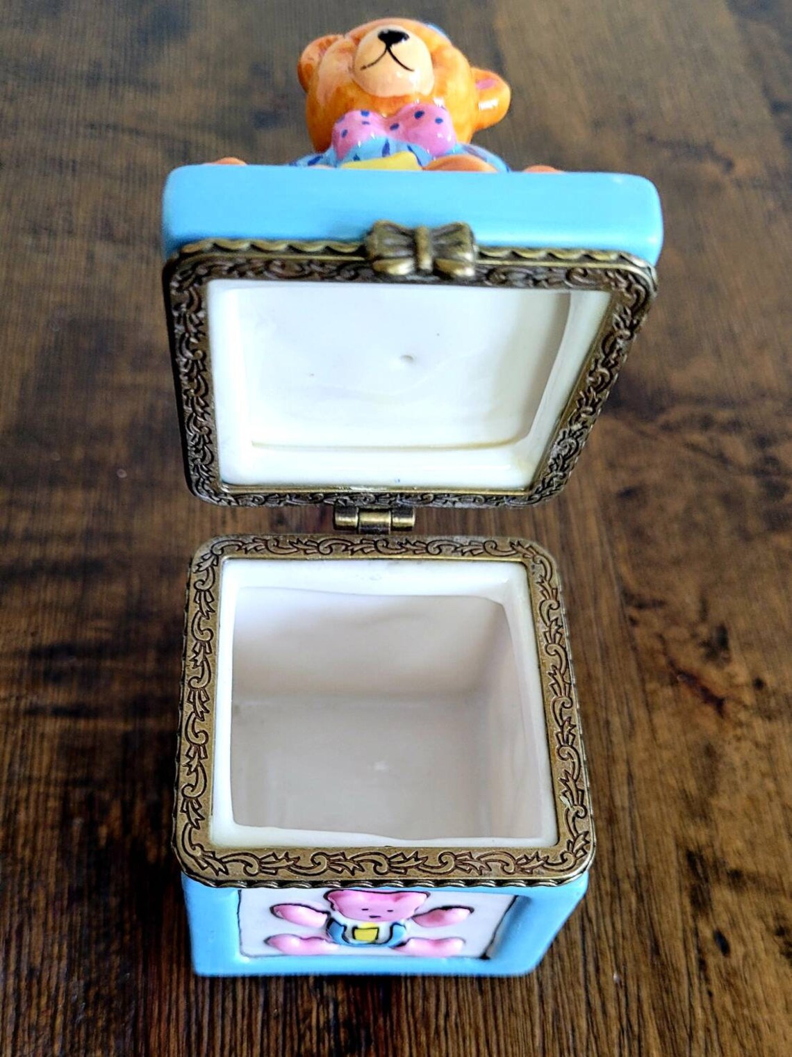 Little Boy Bear Trinket Box | Etsy