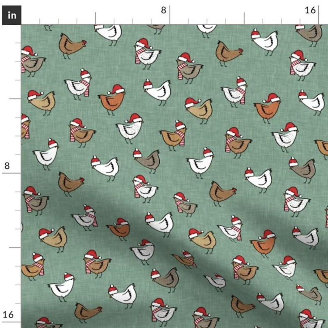 Holiday Chickens Bandana - Etsy