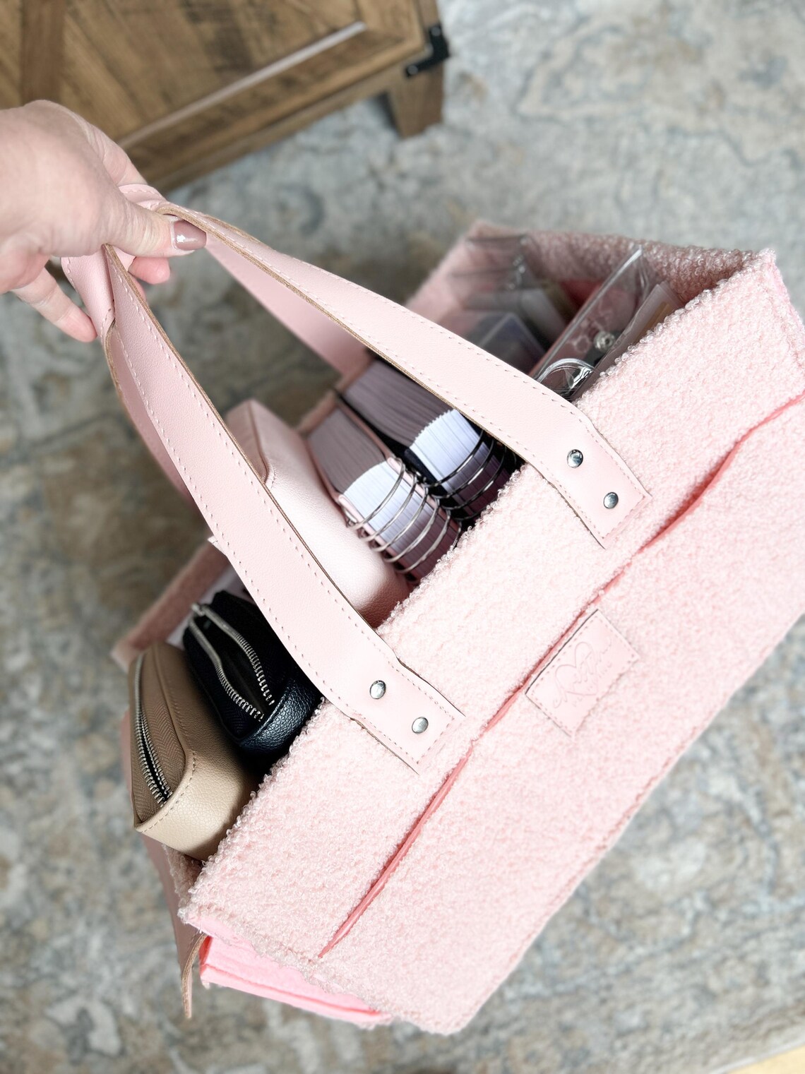 Teddy Bear Caddy Pink - Etsy