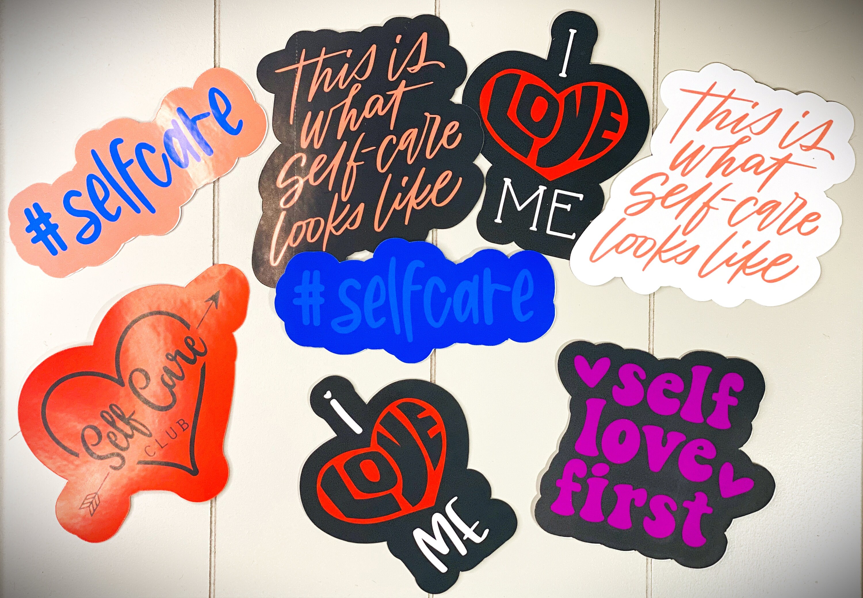 Self Care Sticker Pack Self Care Club Self Love First I | Etsy