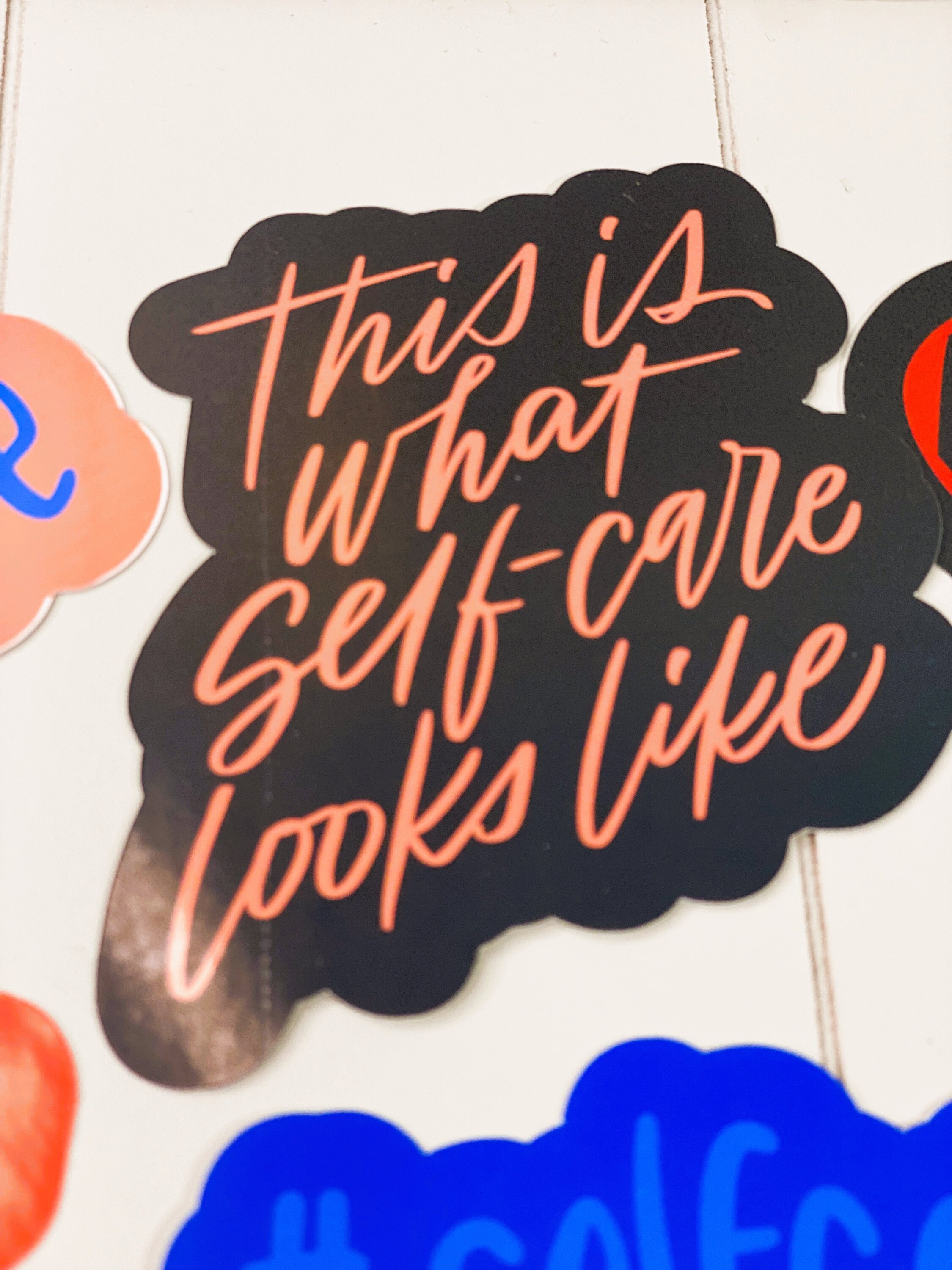 Self Care Sticker Pack Self Care Club Self Love First I | Etsy