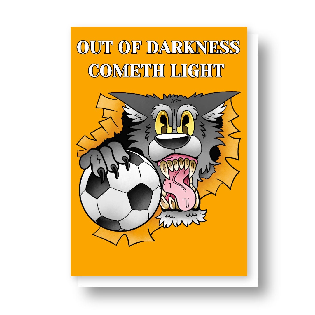 Wolverhampton Wanderers Football Club Birthday Card. Wolves EST 1877 ...