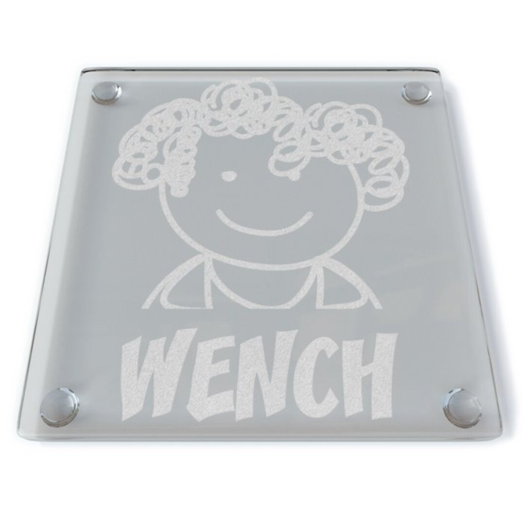 Black Country Themed Glass Coaster. Wench. Gift for Her. Gift - Etsy