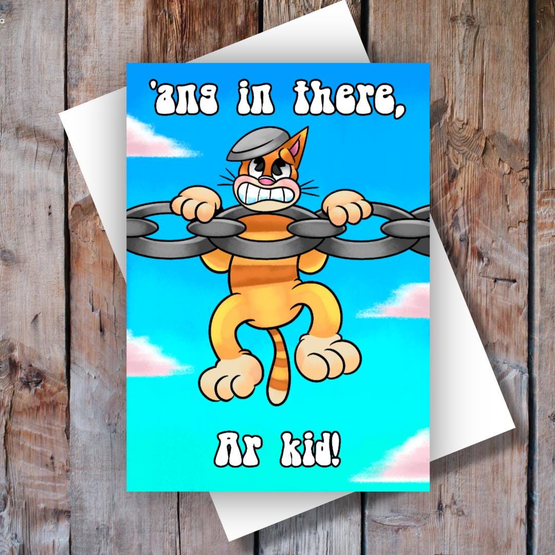 Ang in There! Get Well Soon Greeting Card - Black Country Dialect - Etsy UK