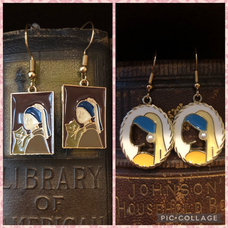 Art Earrings - Etsy