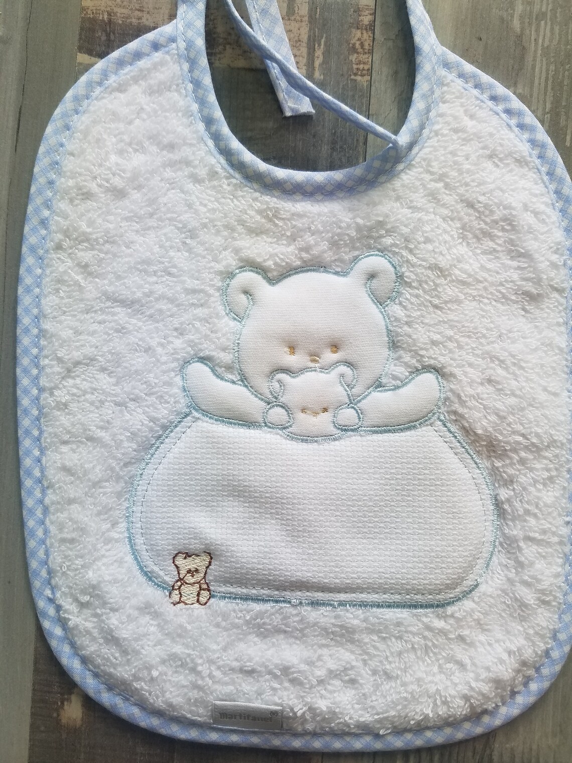 Personalized Bib With Embroidered Name Baby Bib With Name on - Etsy