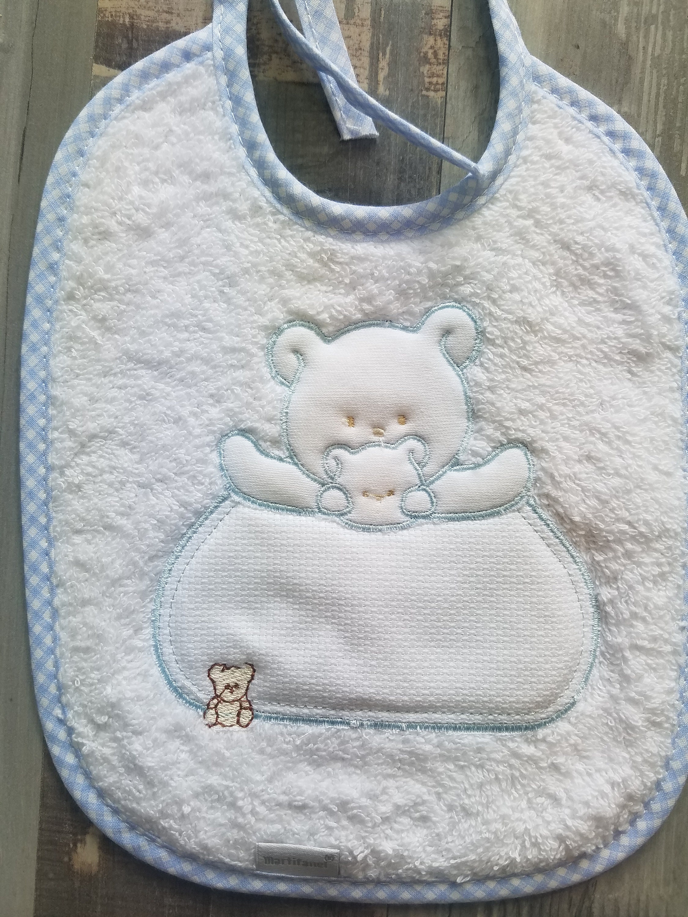 Personalized Bib With Embroidered Name Baby Bib With Name on Custom ...