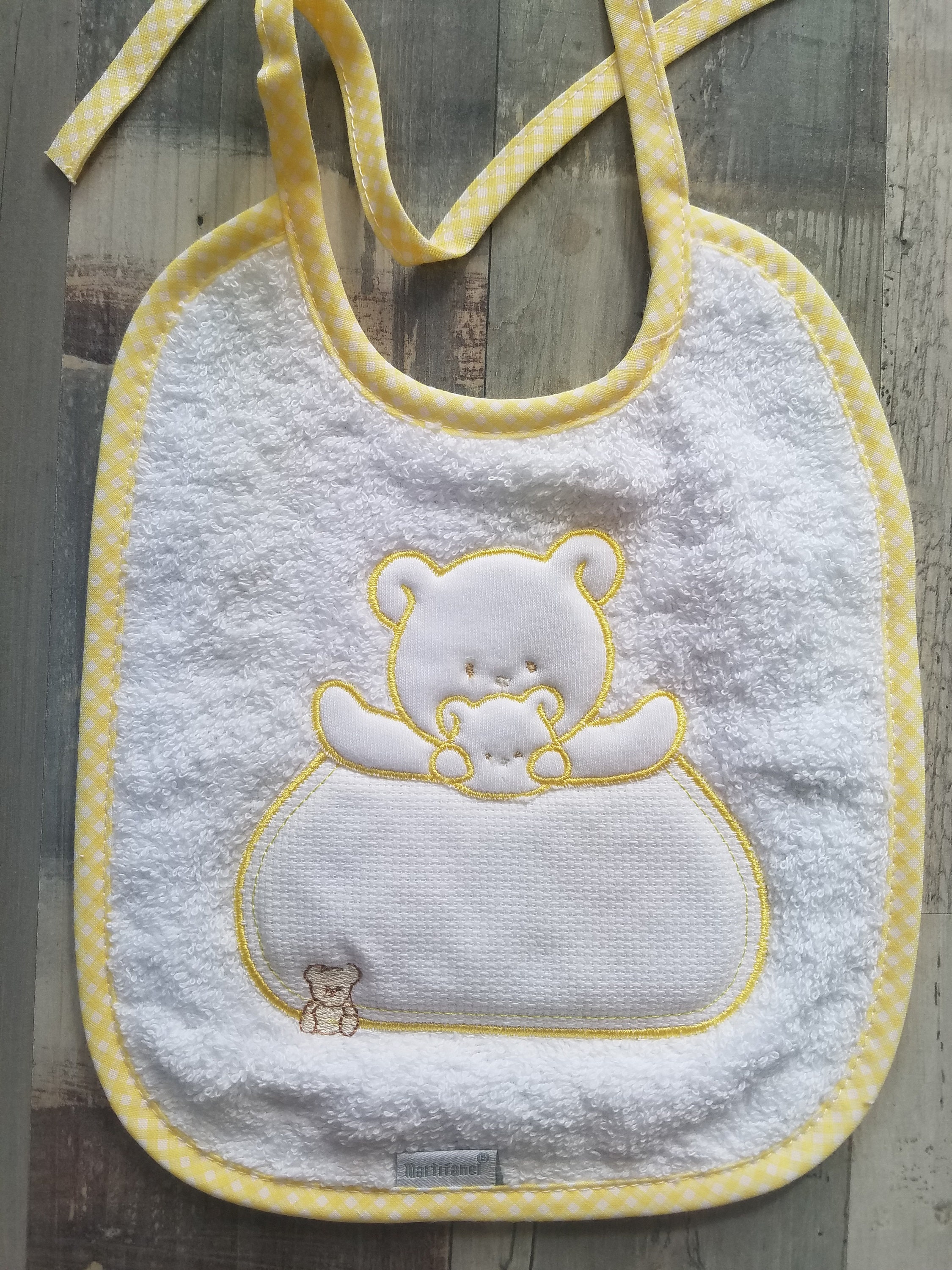 Personalized Bib With Embroidered Name Baby Bib With Name on Custom ...