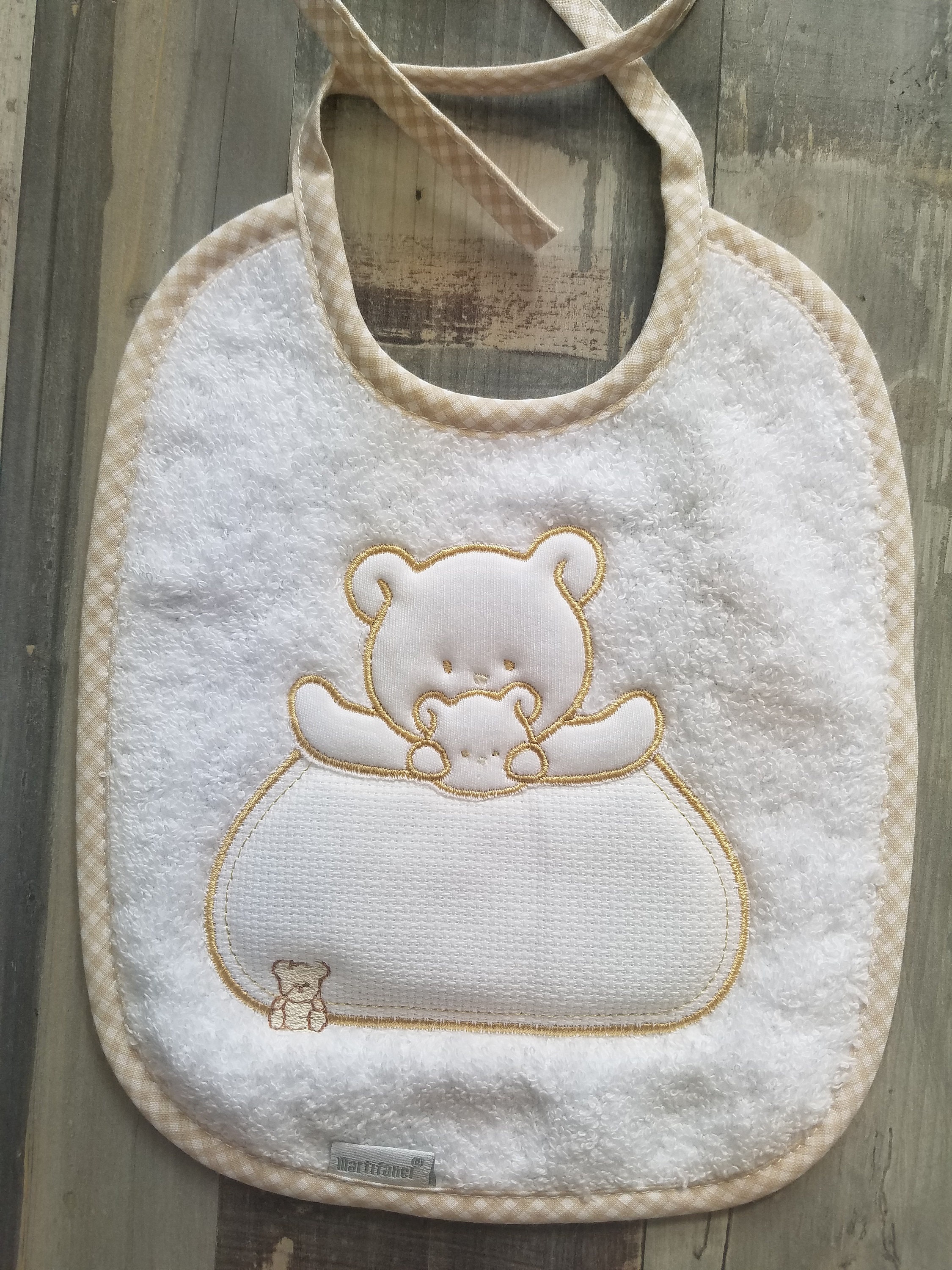 Personalized Bib With Embroidered Name Baby Bib With Name on Custom ...