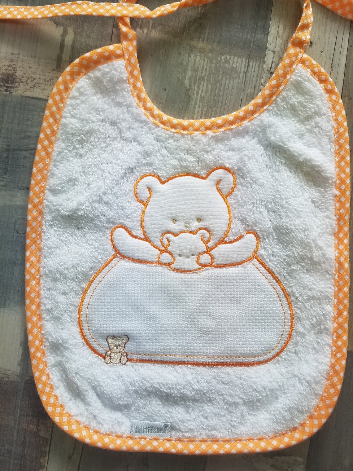Personalized Bib With Embroidered Name Baby Bib With Name on | Etsy
