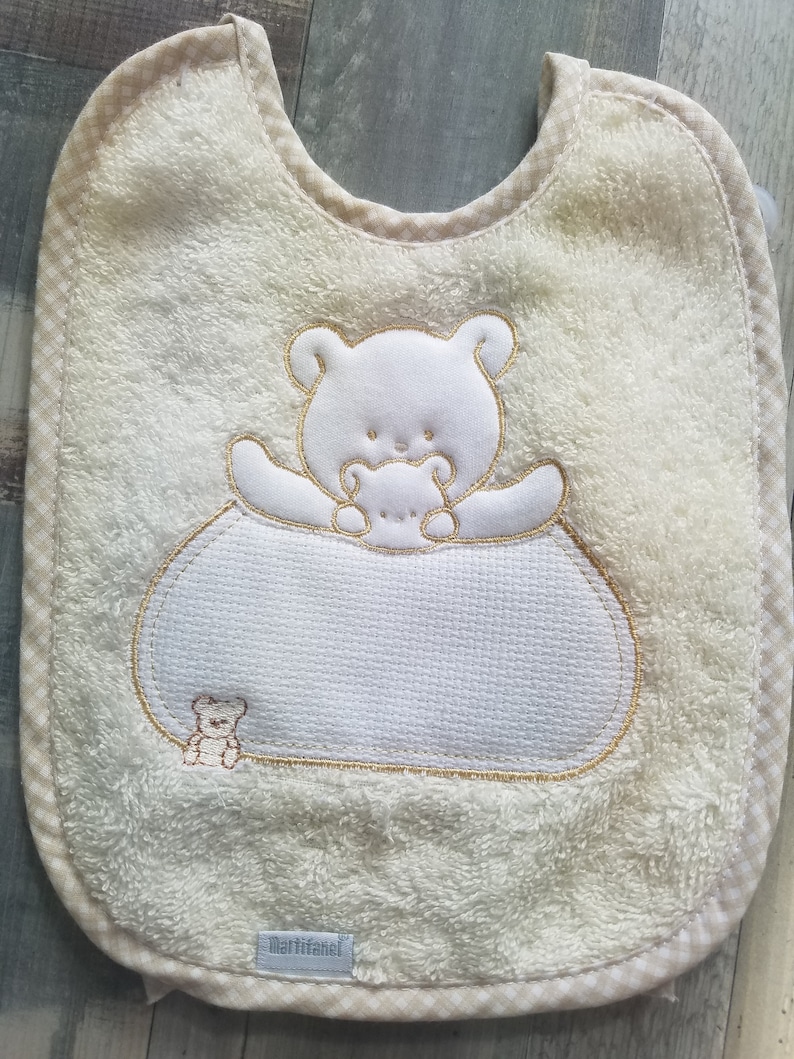 Personalized Bib With Embroidered Name Baby Bib With Name on Custom ...