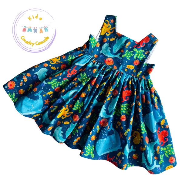Baby Ocean Themed Party Dress - Etsy