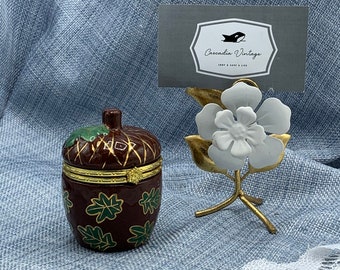 Acorn Trinket Box - Etsy