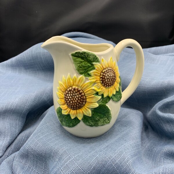 Sunflower Pitcher - Etsy