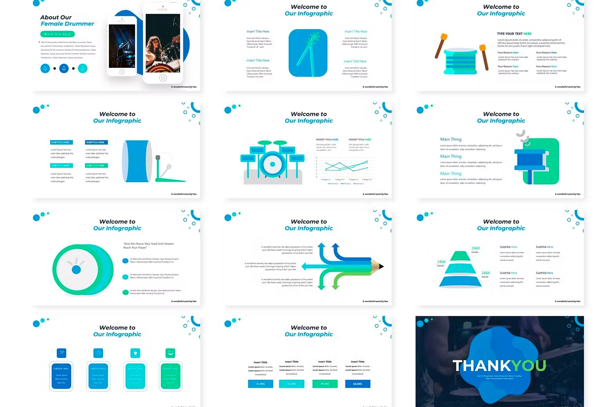 Creative Fun Presentation Template / Editable / Powerpoint Template ...