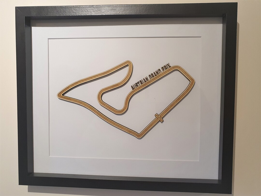 Austrian Grand Prix Red Bull Ring Wooden Race Track Wall - Etsy