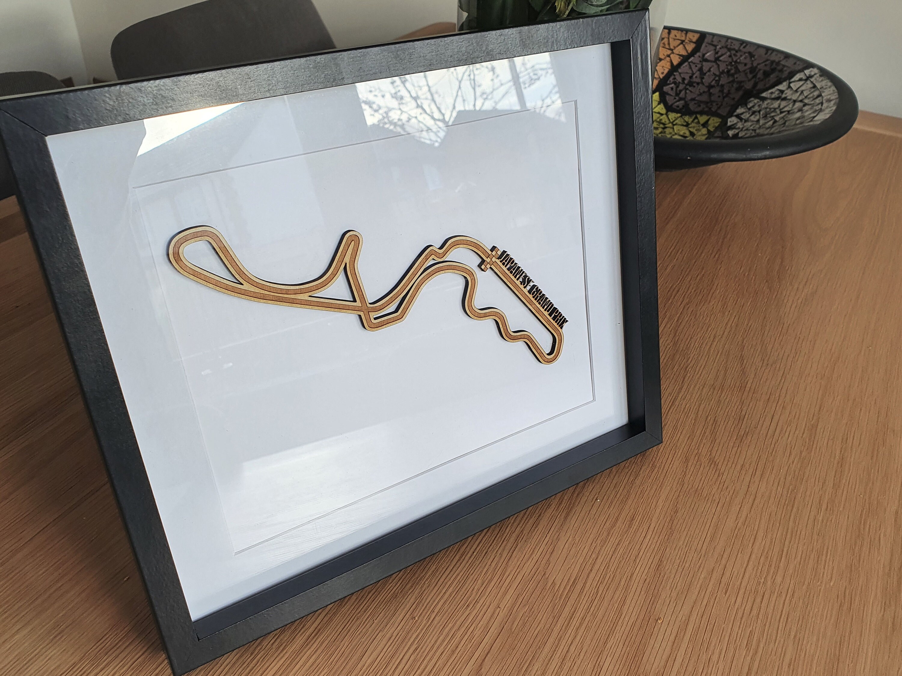 Japanese Grand Prix Suzuka Circuit Wooden Race Track Wall Art Formula 1 ...