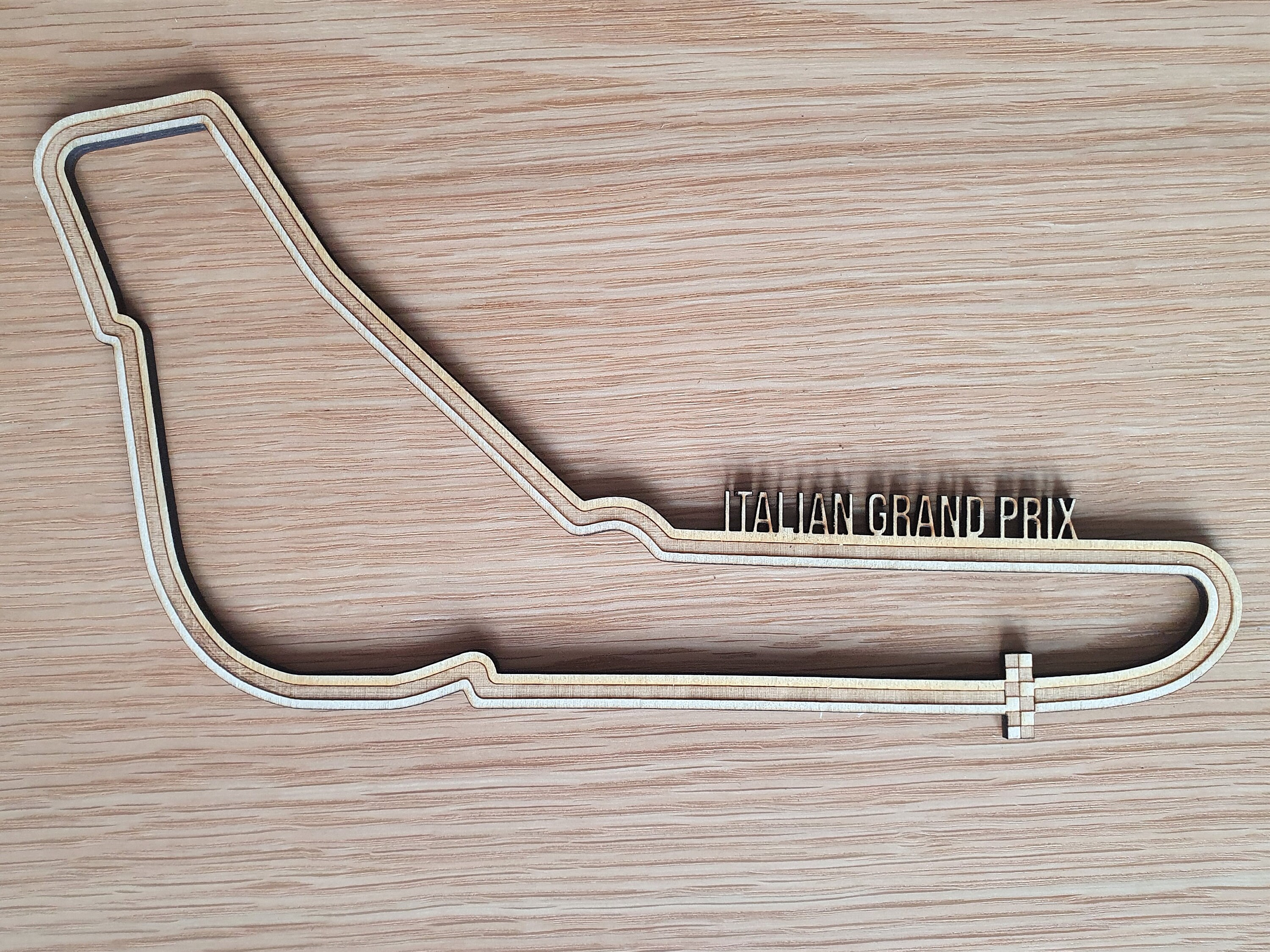 Italian Grand Prix Autodromo Nazionale Di Monza Wooden Race Track Wall ...