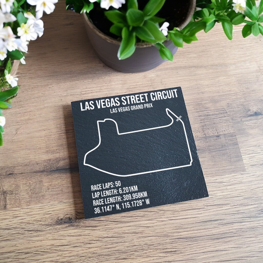 Las Vegas Street Circuit Track Coaster F1 Race Track of the Las Vegas ...