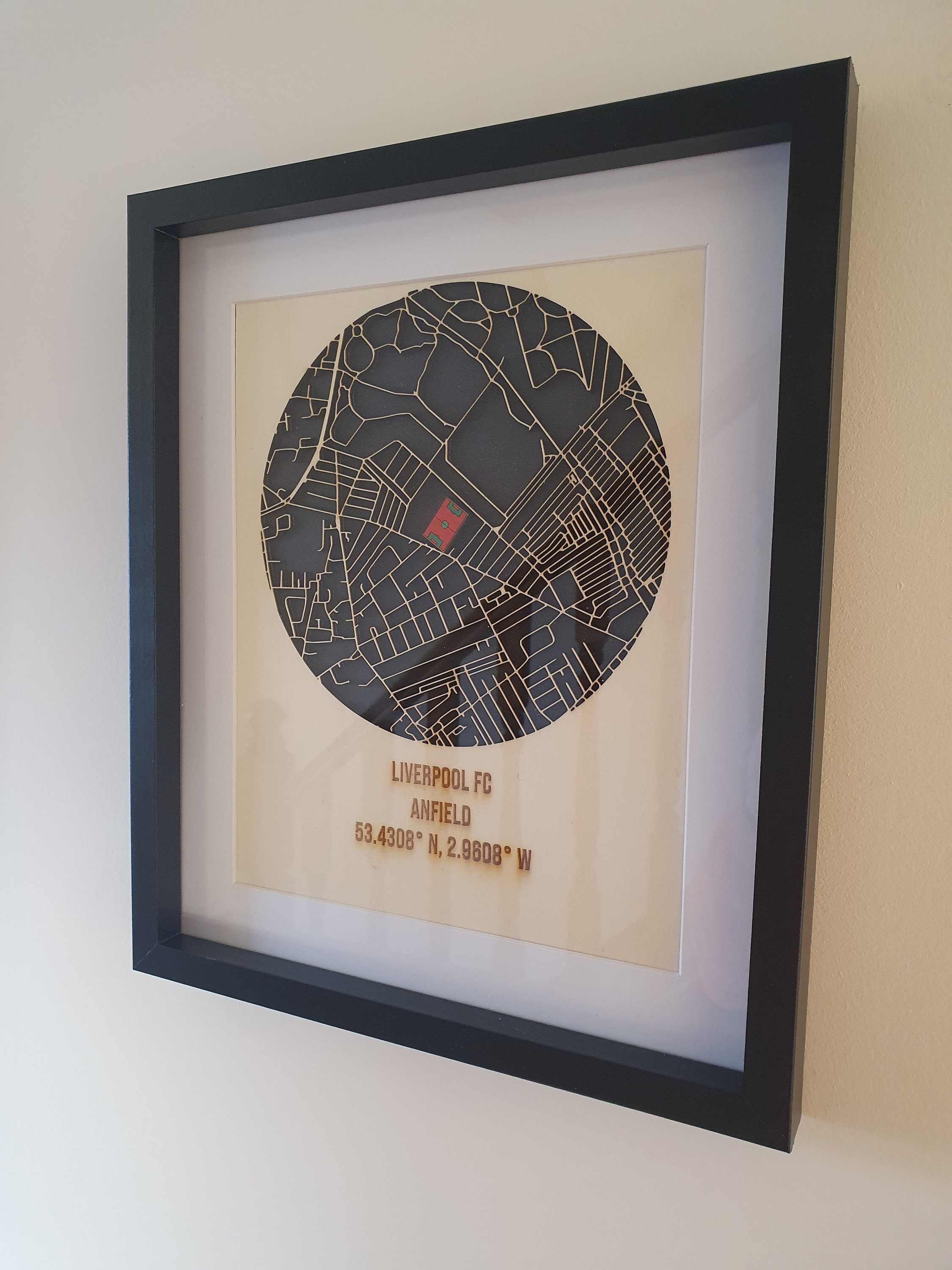 Wooden Anfield Stadium Map Liverpool FC Map Wood Cut - Etsy