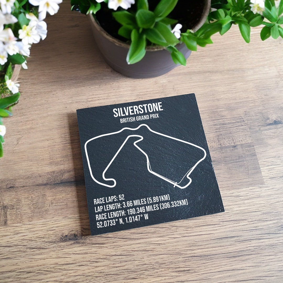 Silverstone Circuit Track Coaster F1 Race Track of the British Grand ...