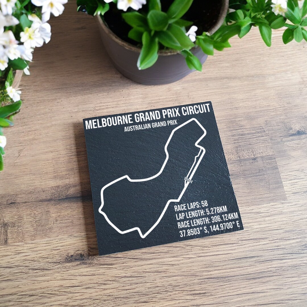Melbourne Grand Prix Circuit Coaster F1 Race Track of the Australian ...