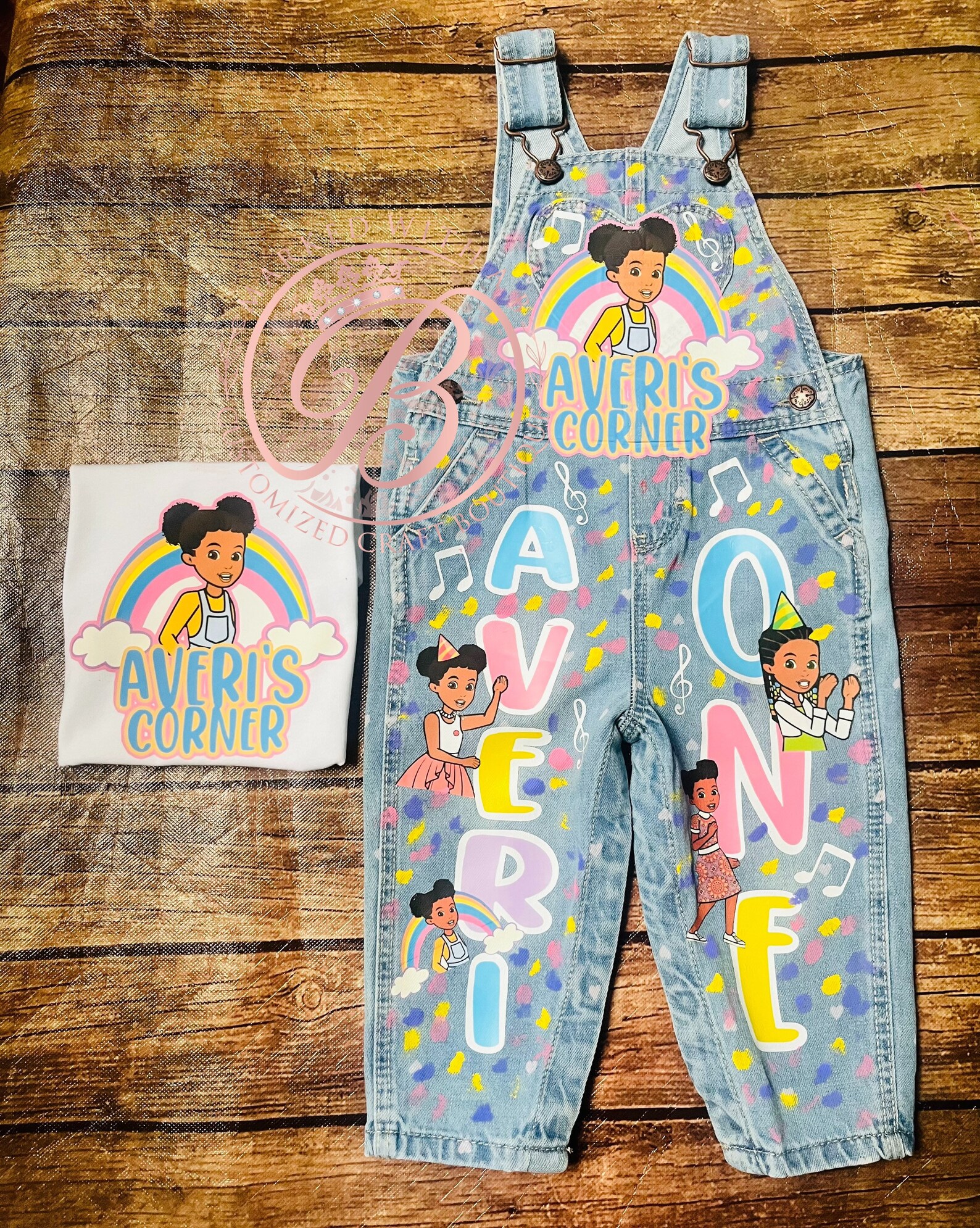 Custom Overalls Kids Birthday Party Set Kids Birthday - Etsy