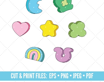 St Patricks Lucky Charms SVG | PDF | PNG Bundle - Etsy
