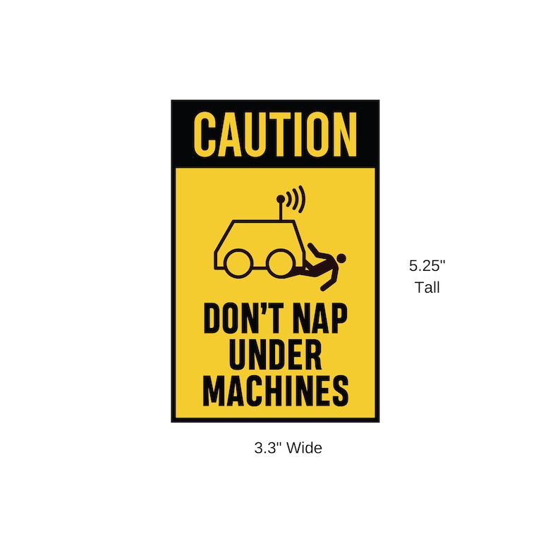 Warning Stickers, Danger Stickers, Funny, Decals, Non-compliance, OSHA ...
