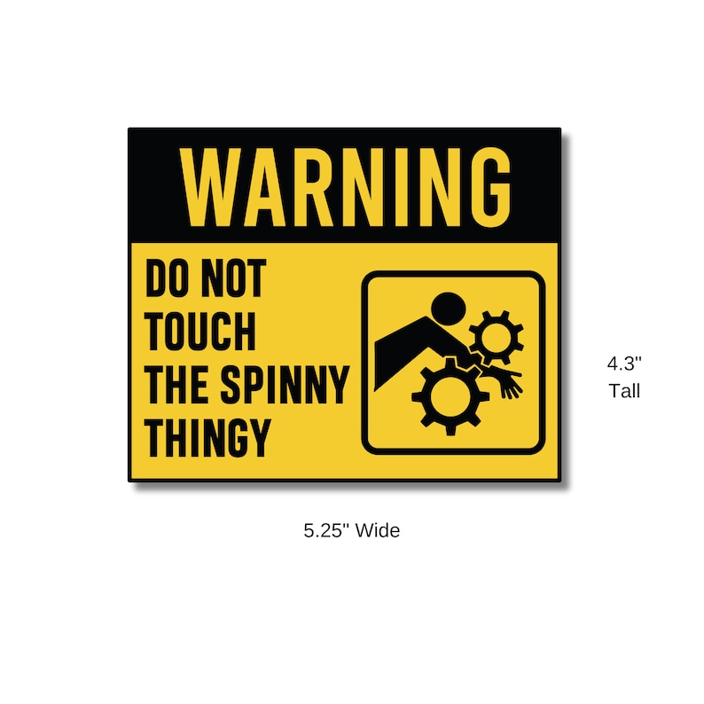 Warning Stickers, Danger Stickers, Funny, Decals, Non-compliance, OSHA ...