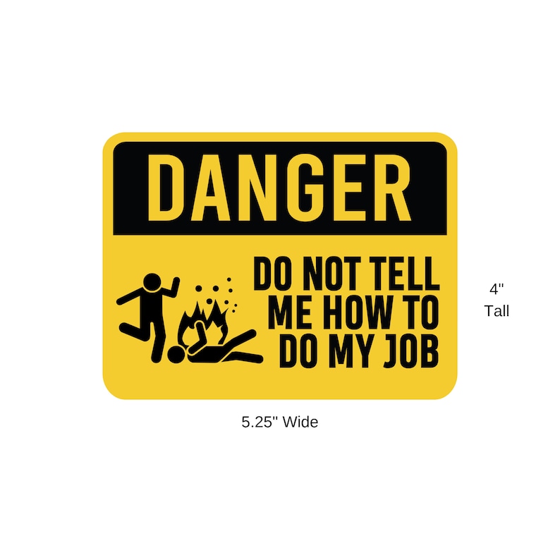 Warning Stickers, Danger Stickers, Funny, Decals, Non-compliance, OSHA ...