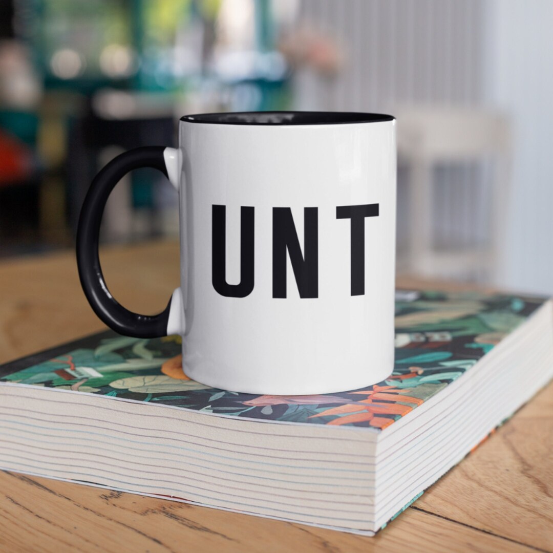 Punny Offensive C-UNT Mug Gift Ideas for Siblings, Friends, Coworkers ...