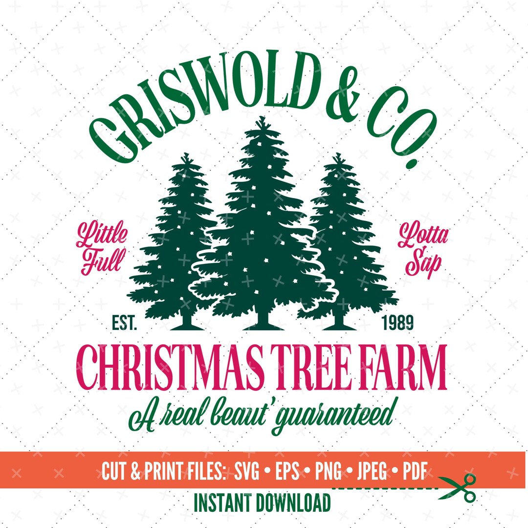 Griswold Christmas Tree Farm SVG – Funny Holiday Design for Cricut ...
