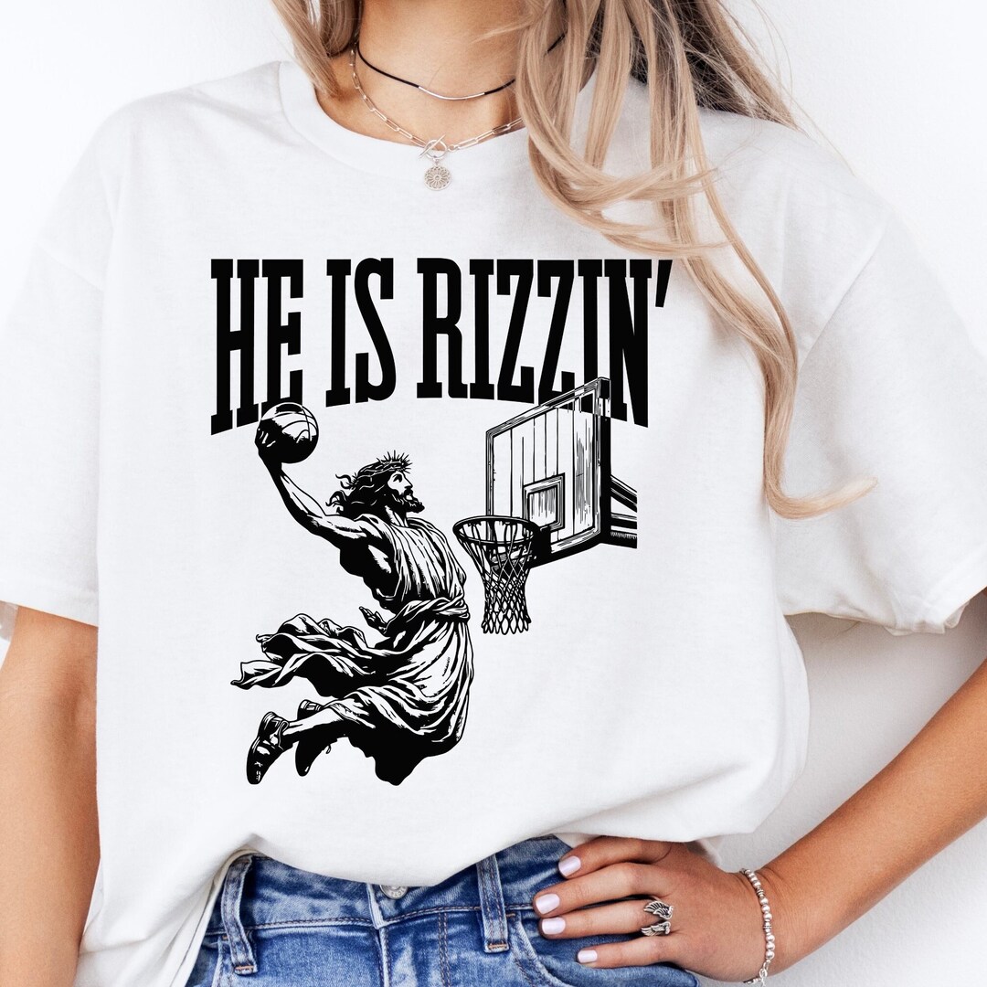 He is Rizzin SVG, Funny Jesus SVG, He is Risen, Christian Easter ...