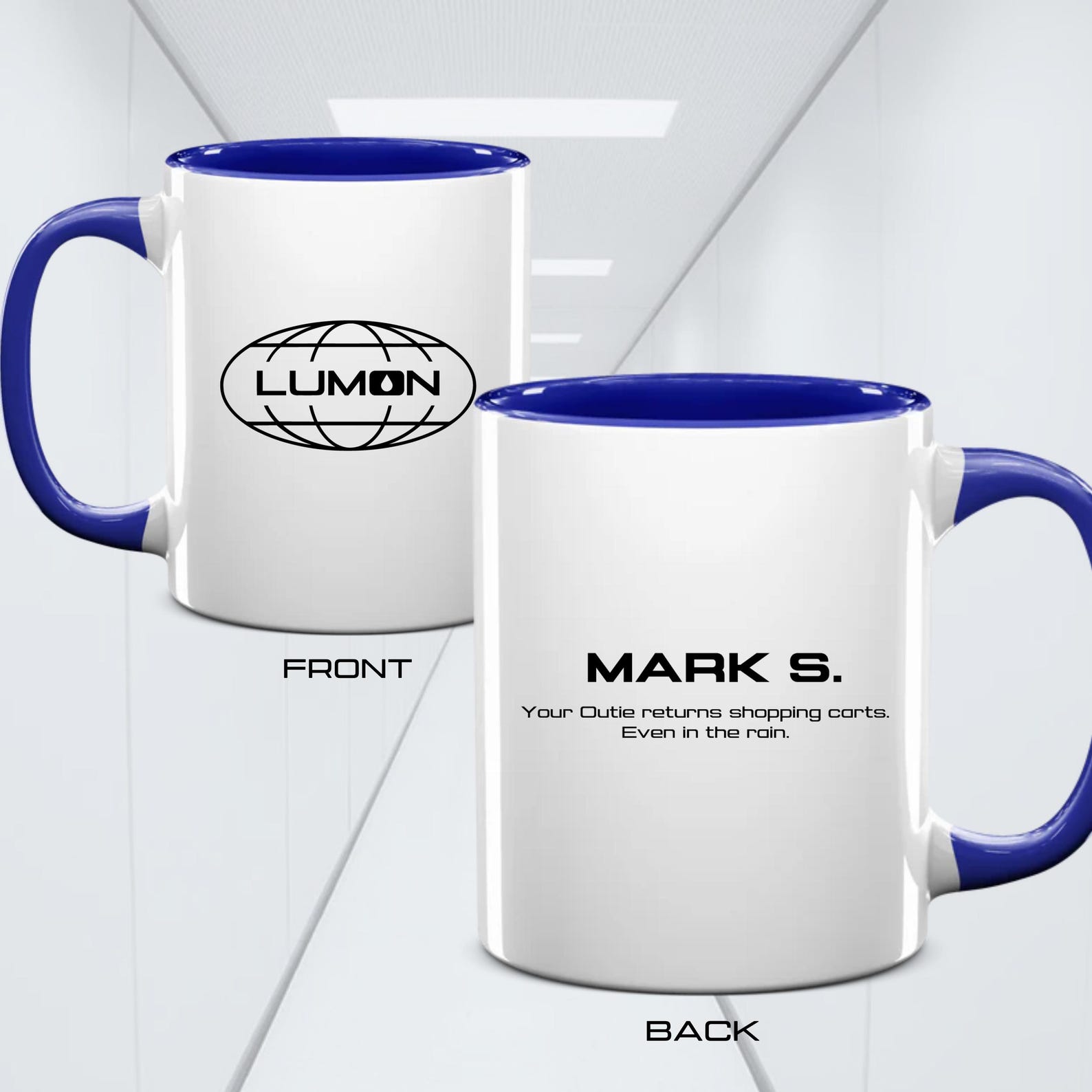 Severance Mug Lumon Mug Employee of the Month Personalized Outie Facts ...
