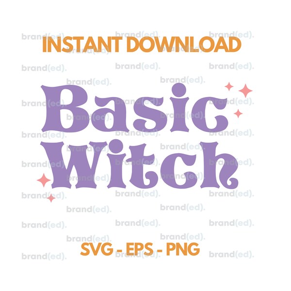 Basic Witch Svg - Etsy