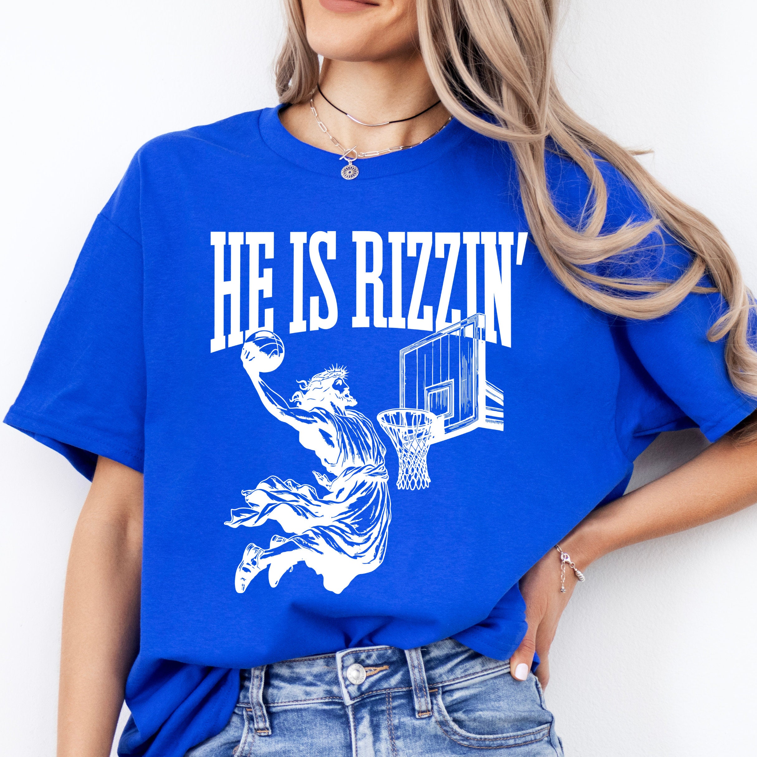 He is Rizzin SVG, Funny Jesus SVG, Humor Easter, Christian Easter, He ...