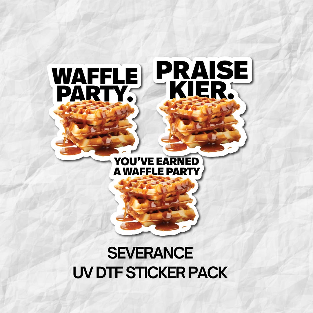 Severance Sticker Set, Praise Kier, Waffle Party Sticker, Lumon ...