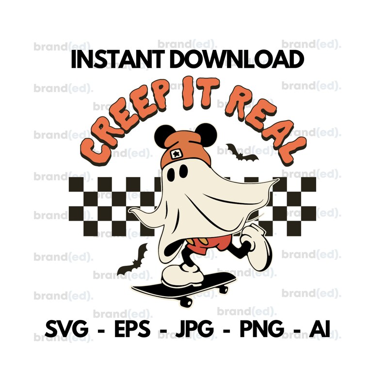 Creep It Real SVG, Cut File, Png, Ai, Eps, Jpg, Instant Download, DIY ...