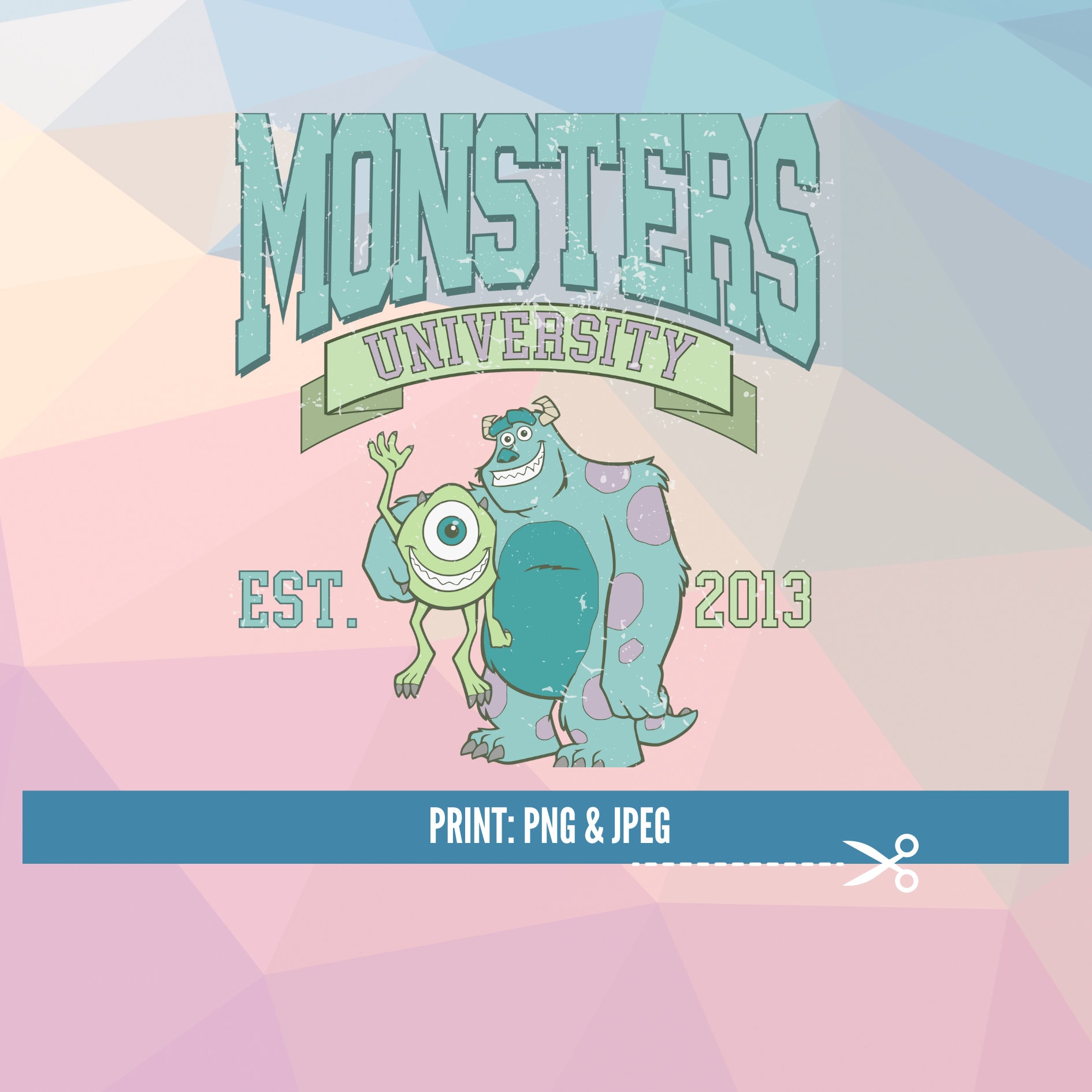 Monsters University PNG, Retro Monsters Design, Vintage Monsters Inc ...