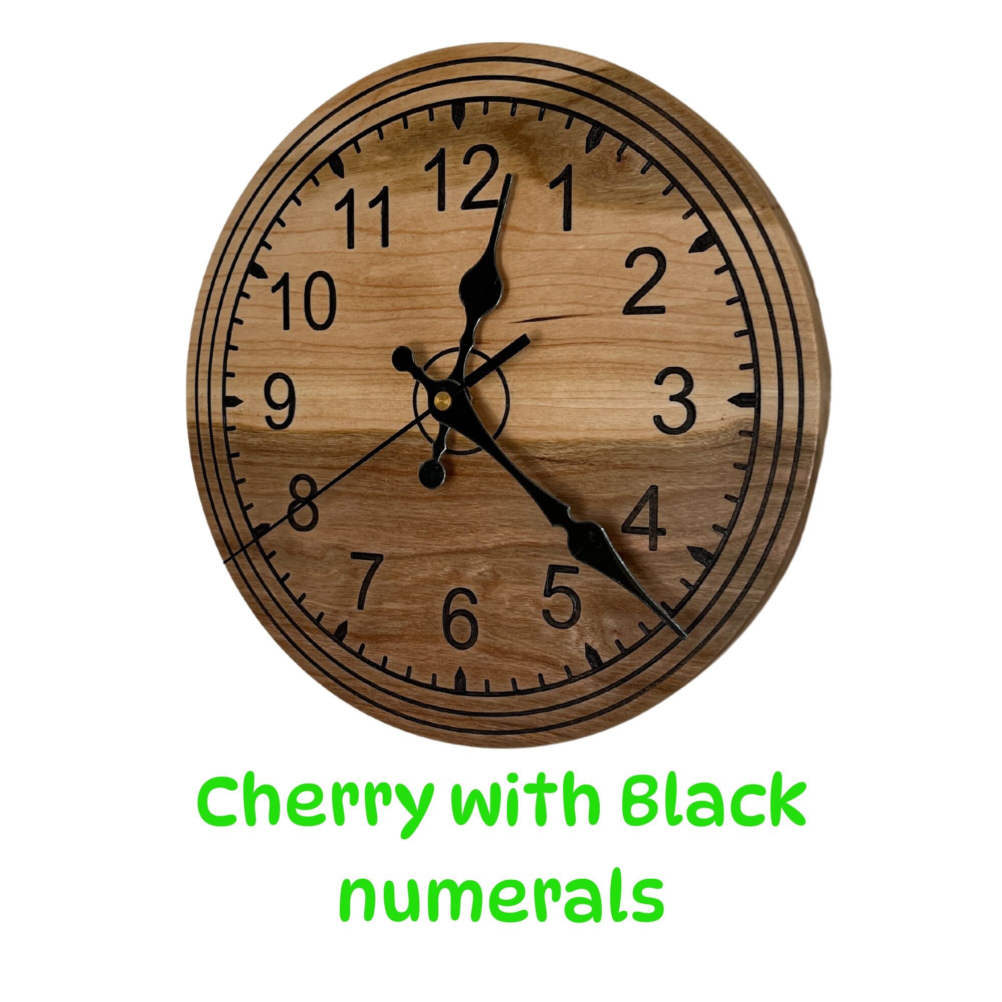 Unique Decorative Wooden Round Wall Clock With Silent Movement - Etsy