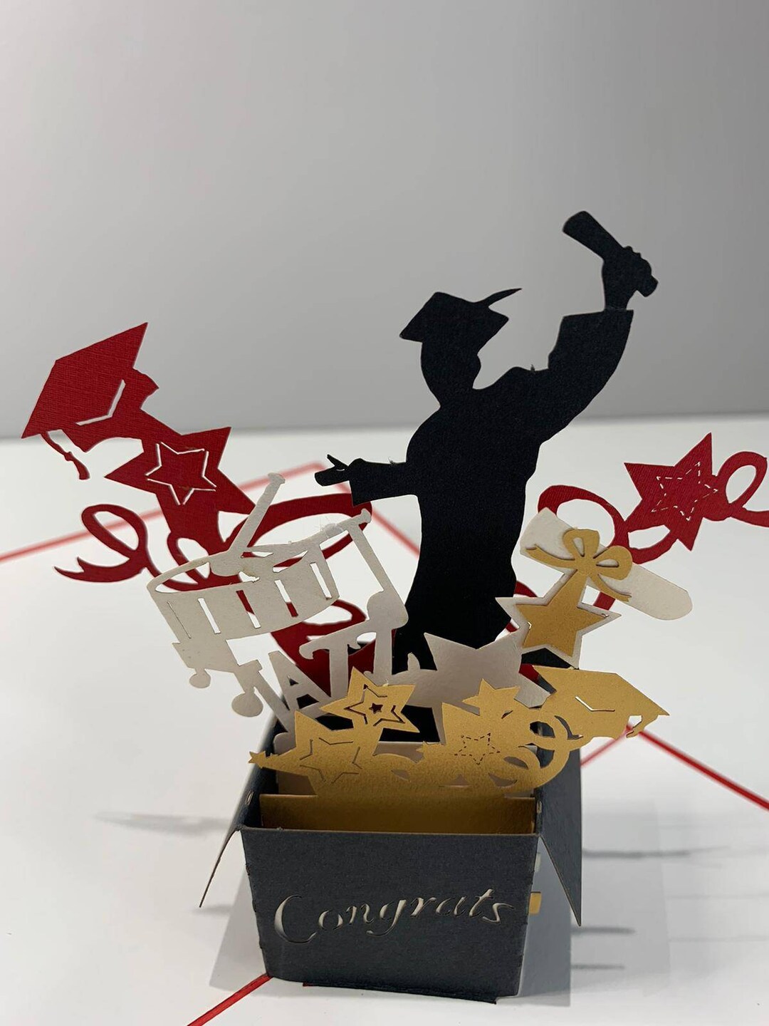 3D Graduation Congratulation Card - Etsy