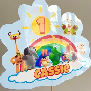 Baby TV Theme Birthday Cake Topper Unofficial Wipeable - Etsy