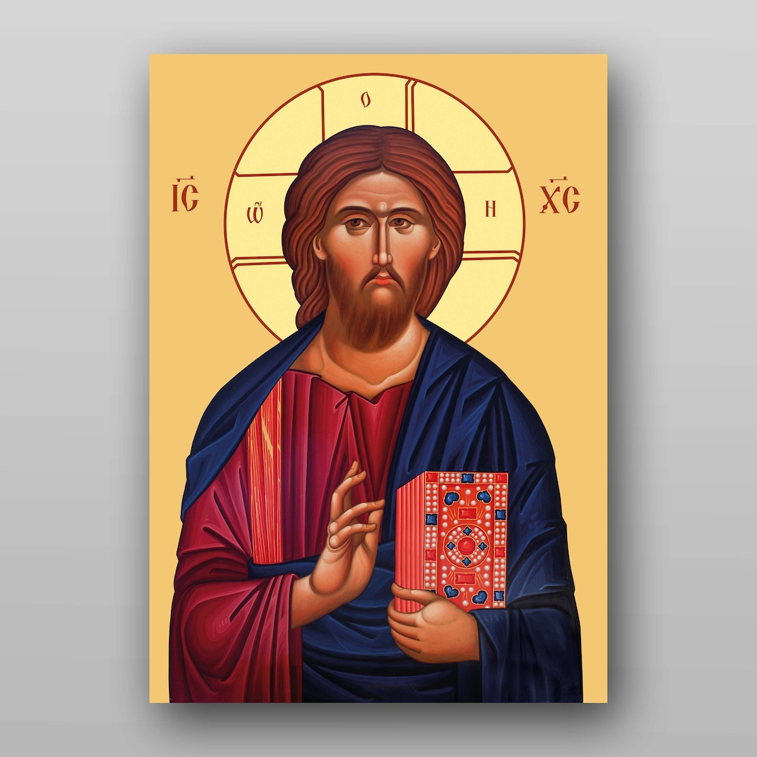 Jesus Christ Icon Print – Orthodox Christian Art (digital Download ...