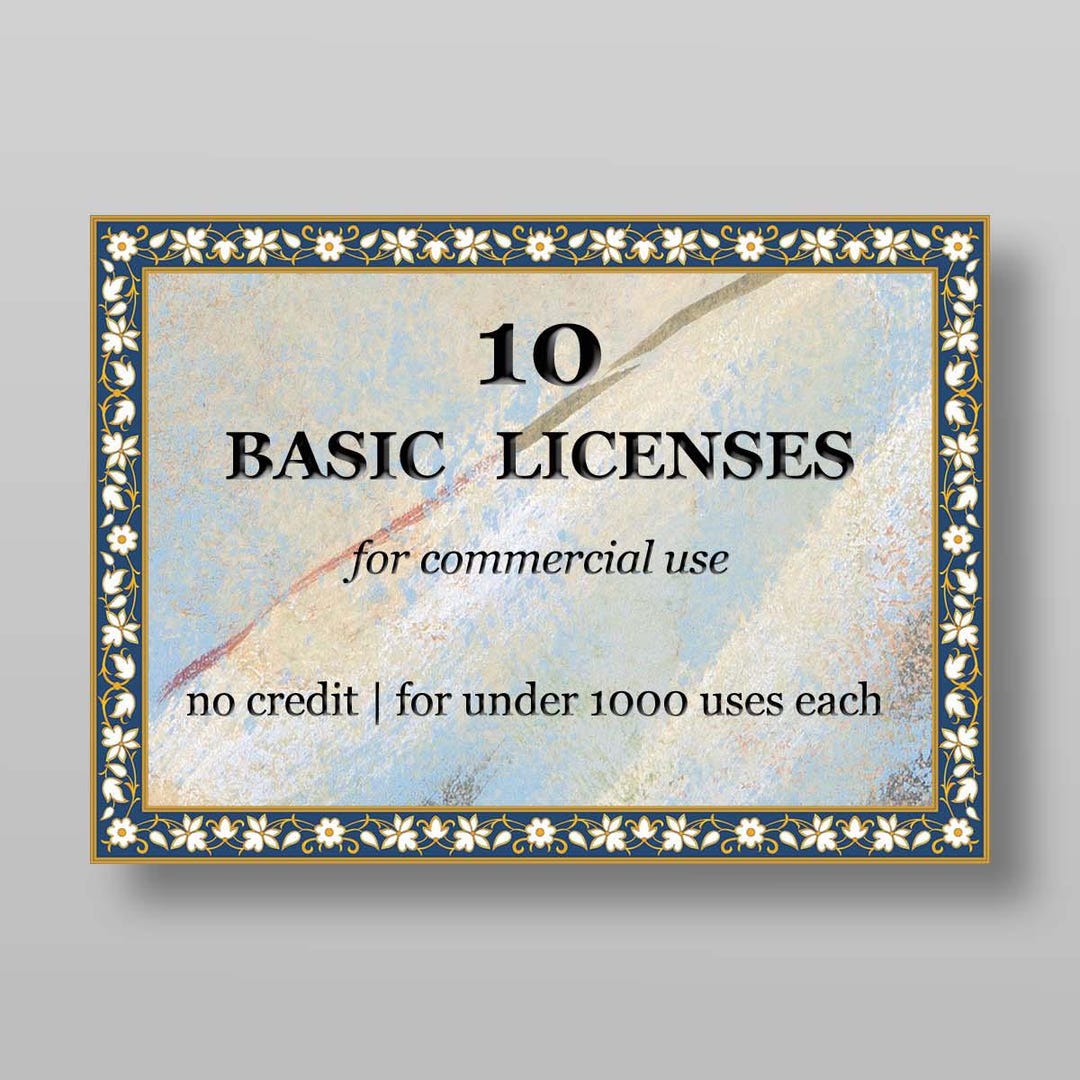 Pack of 10 Basic Commercial Licenses for Commercial Use of Digital ...