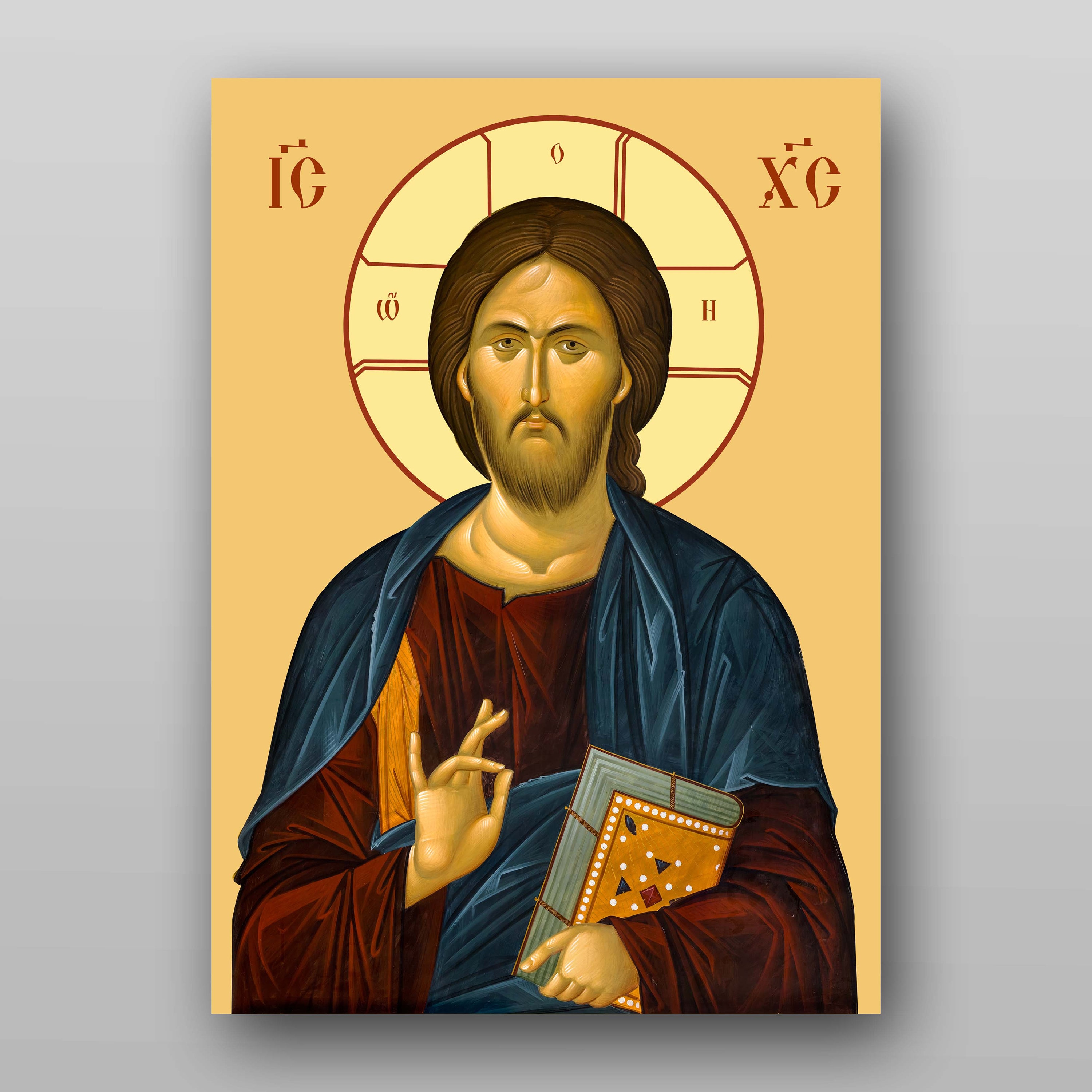 Icon of the Jesus Christ - PRINTABLE DIGITAL DOWNLOAD. Religious ...