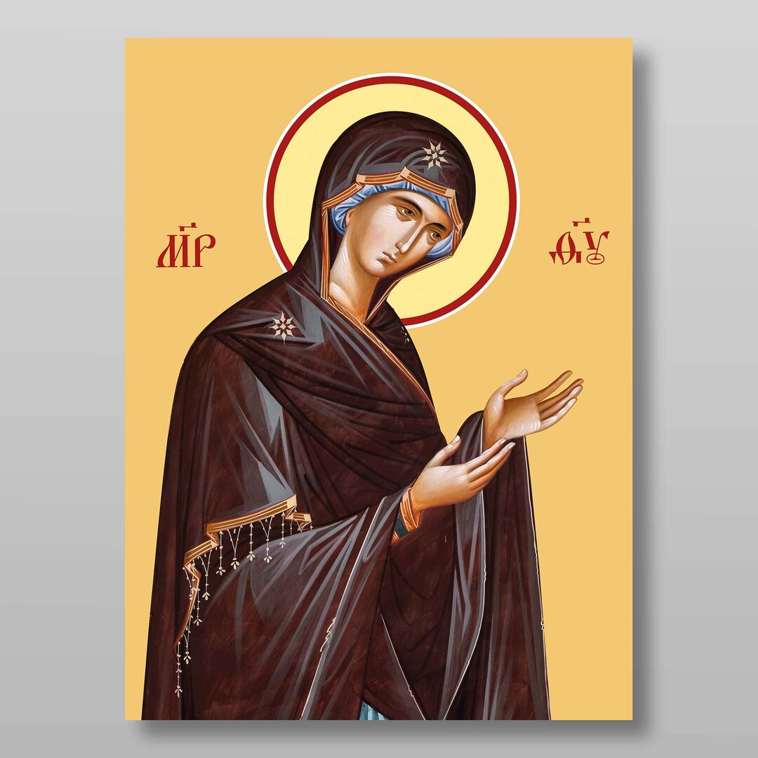 Mother of God Icon, Orthodox Digital Print (JPEG) - Etsy